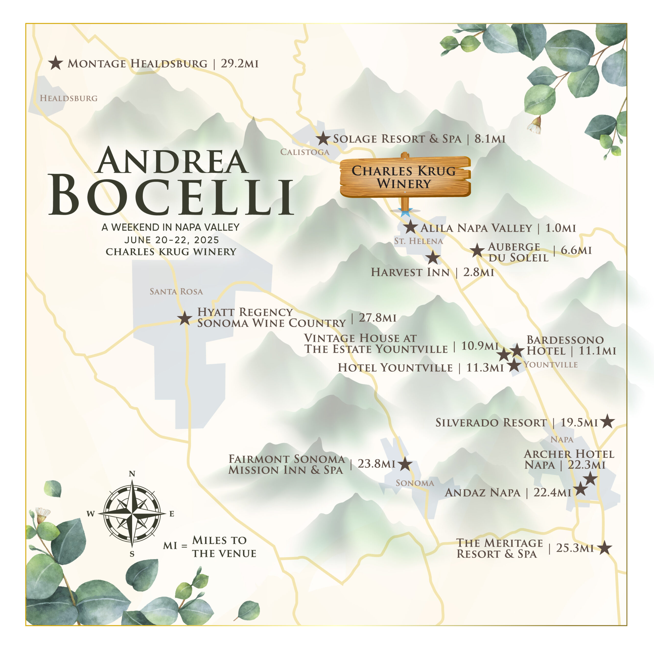 FAQs - A Weekend in Napa